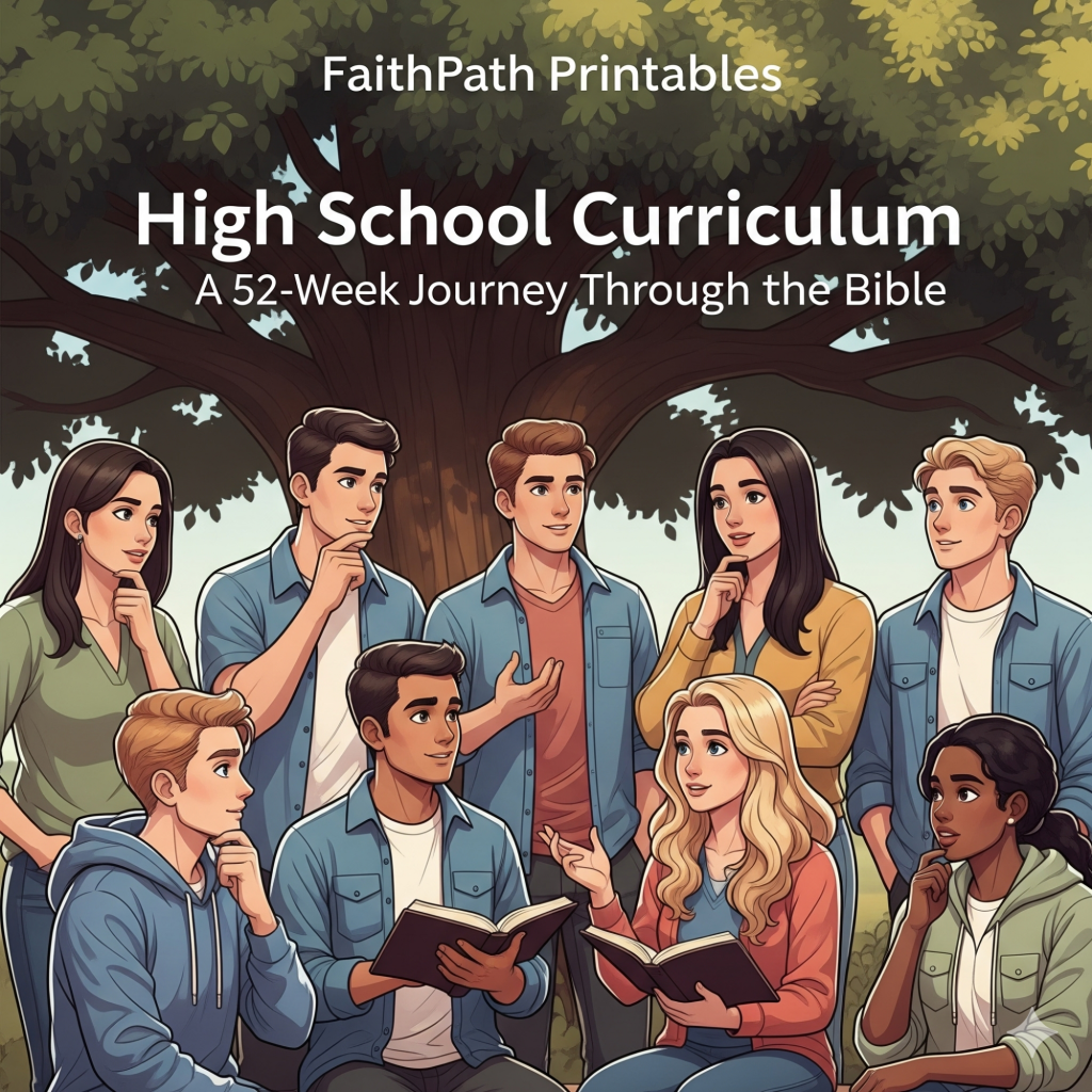 High School Bible Curriculum: 52 Weeks of Printable Lessons ...