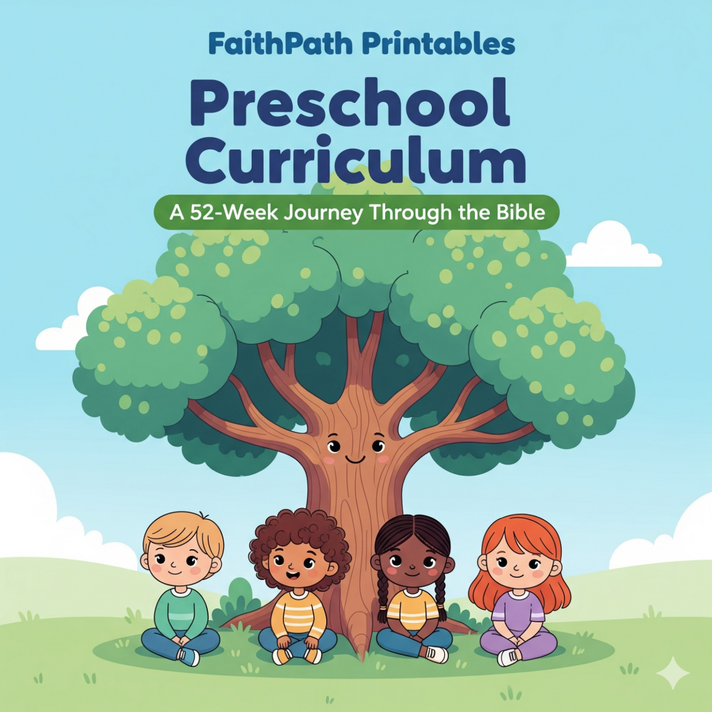 Preschool Sunday School Curriculum: 52 Weeks of Printable Lessons ...